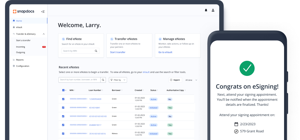 Snapdocs — #1 eClosing Platform for Mortgage